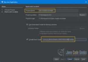 JDBC HSQLDB Tutorial Java Code Geeks