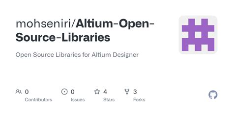 GitHub Mohseniri Altium Open Source Libraries Open Source Libraries For Altium Designer