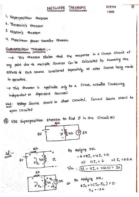 SOLUTION Dc Network Theorem Studypool