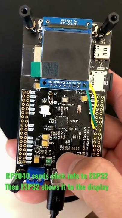 Uart Communication Demo Between Rp2040 And Esp32 Youtube