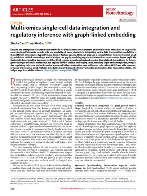 Multi Omics Single Cell Data Integration And Regulatory Inference With Graph Linked Embedding