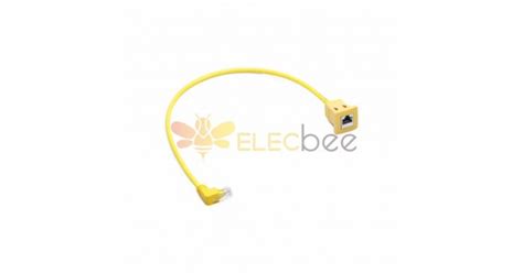 Elecbee Snap In Rj45 Male To Female Cat5e Panel Mount Fast Speed