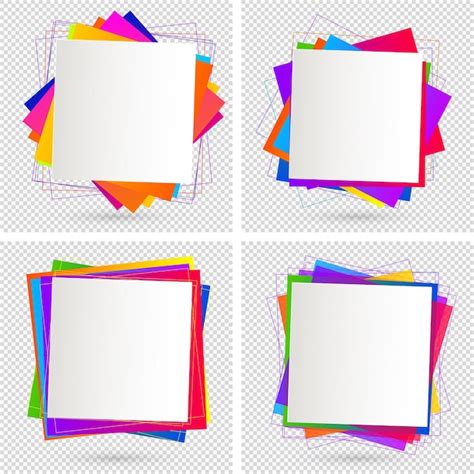 Premium Vector Abstract Geometric Frame Border Background Design Elements For Cover Page