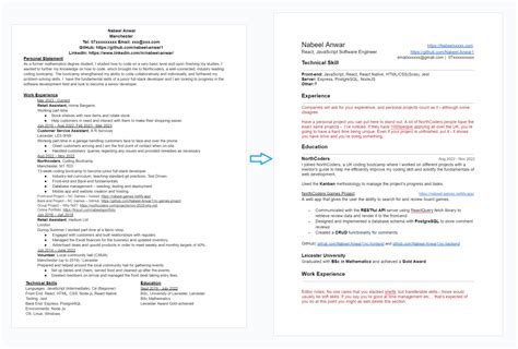 Cv Review By Developer 001