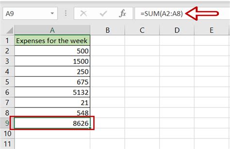How To Add A List Of Numbers In Excel SpreadCheaters