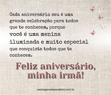 Textos De Anivers Rio Para Irm Emocionantes