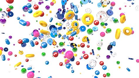 컬러풀 볼 3d 렌더링 흰색 배경에 컬러풀 볼 추상적인 디지털 일러스트레이션 3차원 형태에 대한 스톡 사진 및 기타 이미지 3차원 형태 개념 개념과 주제 Istock