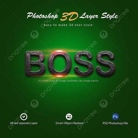Layer Style 3d Images Hd 3d Photoshop Layer Style Text Effects