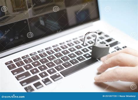 Notebook And Lock Stock Photo Image Of Notebook Internet