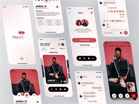Dating App Ui Designs Themes Templates And Downloadable Graphic Elements On Dribbble