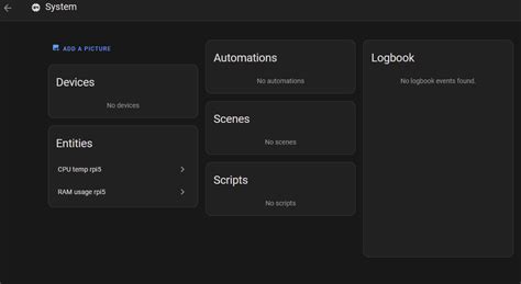 Area Not Showing Up In Dashboard Frontend Home Assistant Community