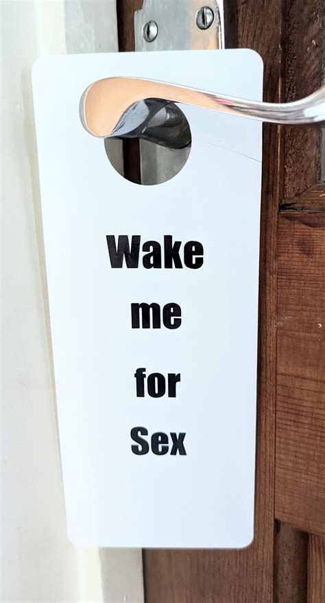 Door Hanger Sign Adult Rude Bedroom Naughty Funny Etsy
