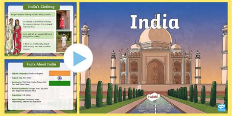 India Information PowerPoint Teaching Resource Twinkl