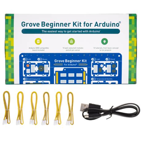 Grove Beginner Kit For Arduino All In One Arduino Compatible Board
