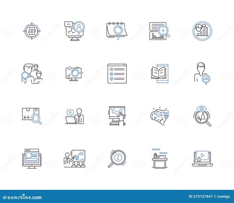 Research And Development Outline Icons Collection Research Development Innovation Adaptation