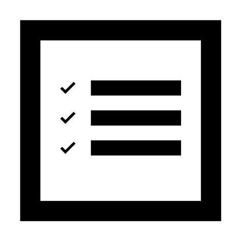 List Check Square Vector SVG Icon SVG Repo