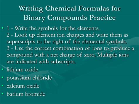 PPT 6 3 Naming Compounds And Writing Formulas PowerPoint Presentation ID 3298622