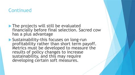 project selection in project management pptx