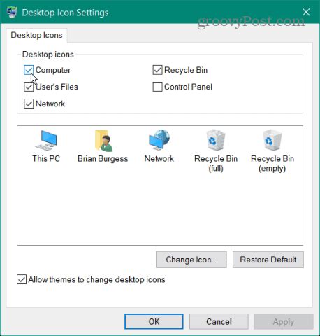 How To Restore Desktop Icons On Windows And