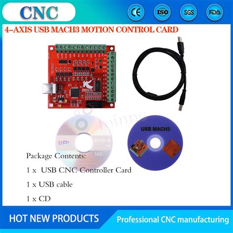 Mach3 100 Khz 4 Tengelyes Usb Interfész Illesztőprogram Huzalozási Tábla Cnc Vezérlő
