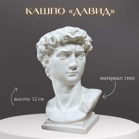 Статуэтка Кашпо Давид арт 1518593036 купить по низким ценам в