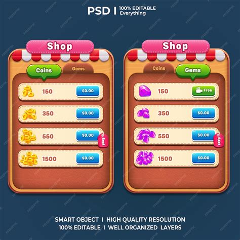 Premium Psd Game Ui Kit Game Elements Game Ui Button Casual Game Ui Kit Game Graphics