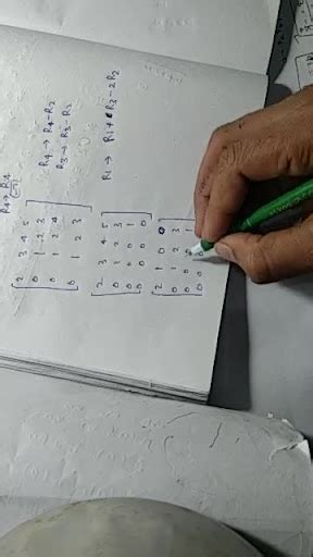 Find The Rank By Reducing To Echlon Form Left Begin Array Cccc 2