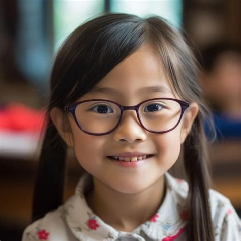 Premium Ai Image Asian Girls Education Happy Beautiful Asian Girl Is