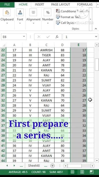 Ms Excel Tutorials Insert Blank Rows Youtube