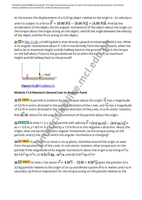 PHY SW Problem Exercise Without Publisher S Prior Permission Violators Will Be