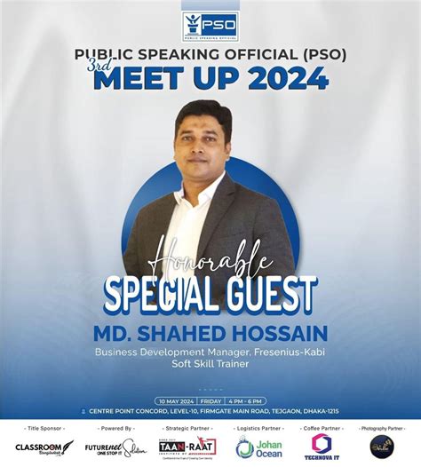 Md Shahed Hossain On Linkedin Feeling Honoured To Be A Special Guest In Public Speaking