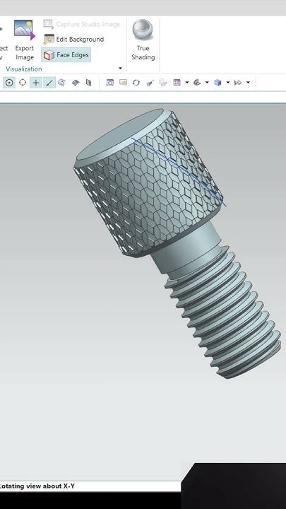 Model Knurling Cad Cam Nx Youtube