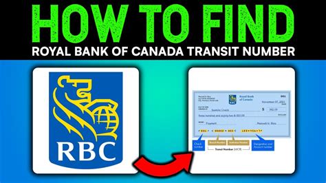 How To Find Rbc Royal Bank Of Canada Transit Number Quick Guide Youtube