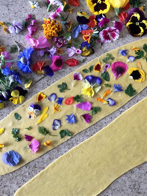 A Flower Pressed Fresh Pasta Recipe Guaranteed To Brighten Up Mealtime