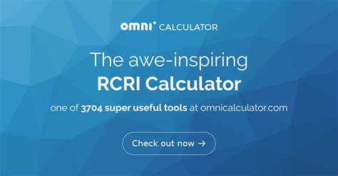 Rcri Calculator