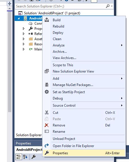 Steps To Create A Xamarin Project For Android Markcastle