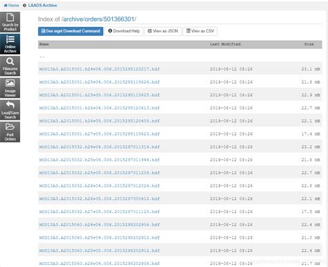 Modis数据处理0 下个数据能再简单些吗？mod13a3061 Vegetation Indices Monthly L3 Global 1 Csdn博客