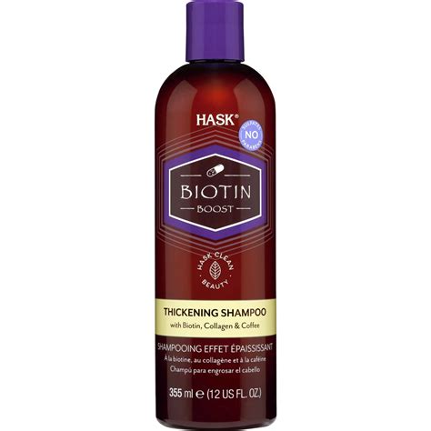 Hask Biotin Boost Thickening Shampoo Volumizing Formula With Biotin