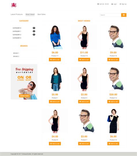 Angular Shopping Cart Angular CodeIgniter REST API By Octopuscodes