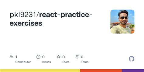 Github Pkl9231react Practice Exercises