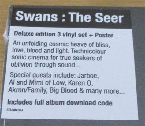 Swans The Seer 3xlp Vinyl Record Subterania Music