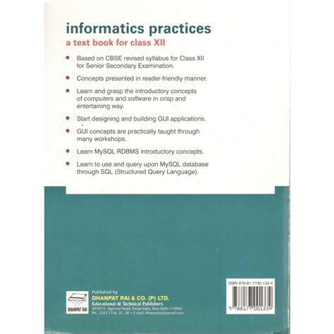 Sumita Arora Informatics Practices Class 12 Pdf Lasopabridge