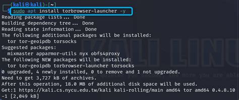 How To Install Tor Browser On Kali Linux LinuxWays