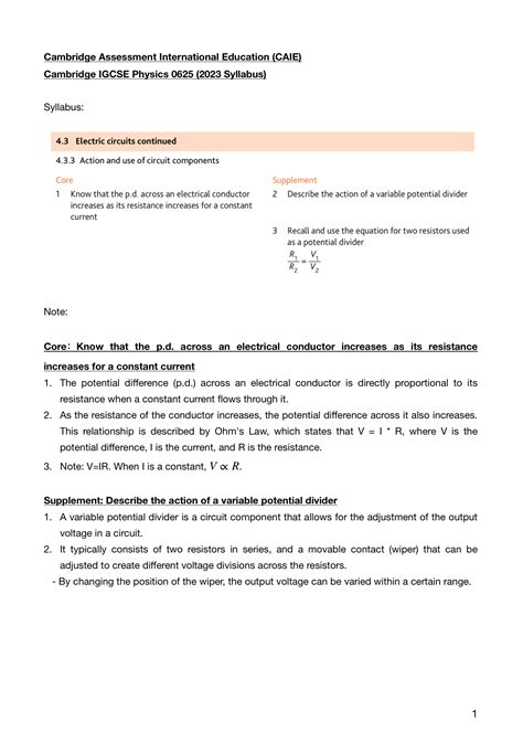 Pro A Malaysia Caie Igcse Physics 0625 433 Action And Use Of