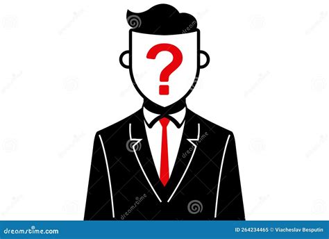 Licona Piatta Di Un Uomo Anonimo In Una Causa Commerciale Punto