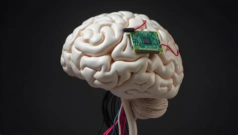 Realistic 3d Rendering Of Fusion Brain Computer Artificial Intelligence