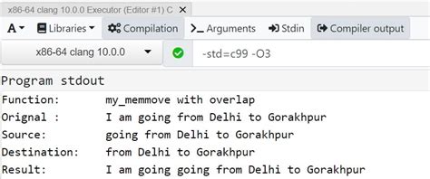 Implementation Of Memmove In C Language Aticleworld