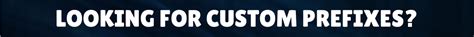 Better Prefixes Pack 300 Rank Prefixes Nitrosetups Builtbybit