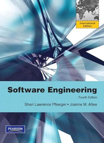 Software Engineering Theory Practice De Pfleeger Shari Lawrence Atlee Joanne Iberlibro