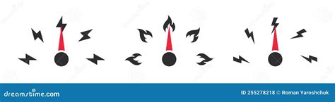 Satisfaction Indicator Mood Scale Rating Indicator With Lightning Performance Measurement